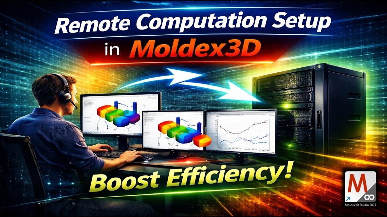 How to Run Simulation using Remote Computing | Moldex3D Studio 2025 | Installation Tutorial