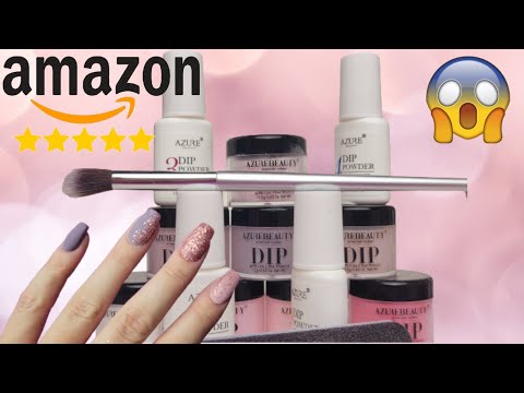 Trying Out the HIGHEST RATED Dip Powder Kit on Amazon