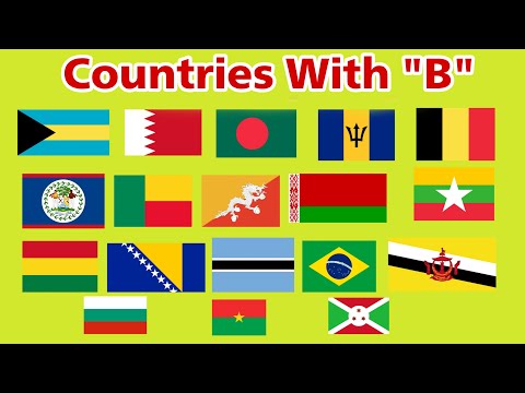 Country Name Starting B With Flag |Letter B Countries Flags