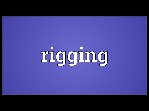 Rigging Meaning