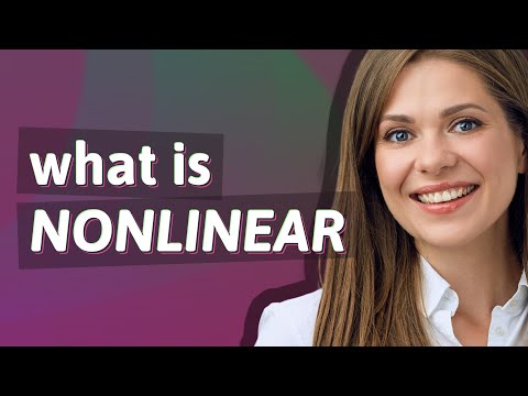Nonlinear | meaning of Nonlinear