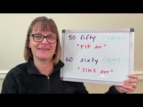 How to Pronounce Fifty and Sixty (50 & 60)
