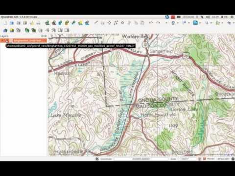 quick and dirty: georeference a map in QGIS