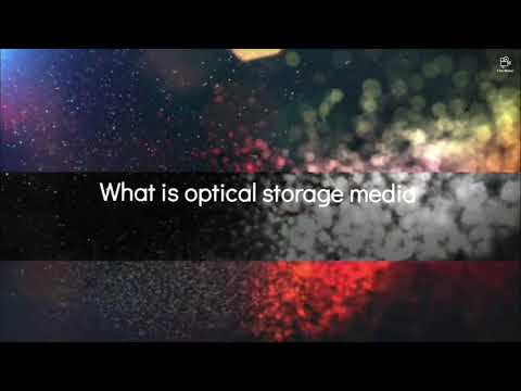 What is optical storage media