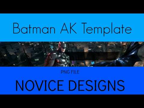 Batman Arkham Knight Banner Template [PNG FILE]