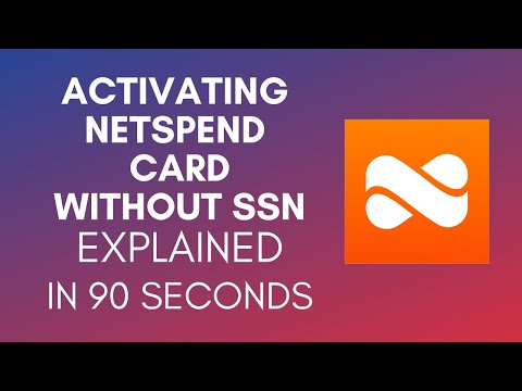 How To Activate Netspend Card Without Social Security Number? (2024)