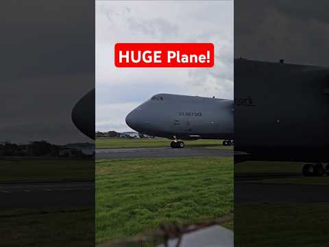 HUGE plane at Prestwick Airport!!!