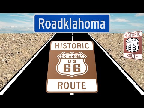 Historical Route 66 through Kansas & Oklahoma