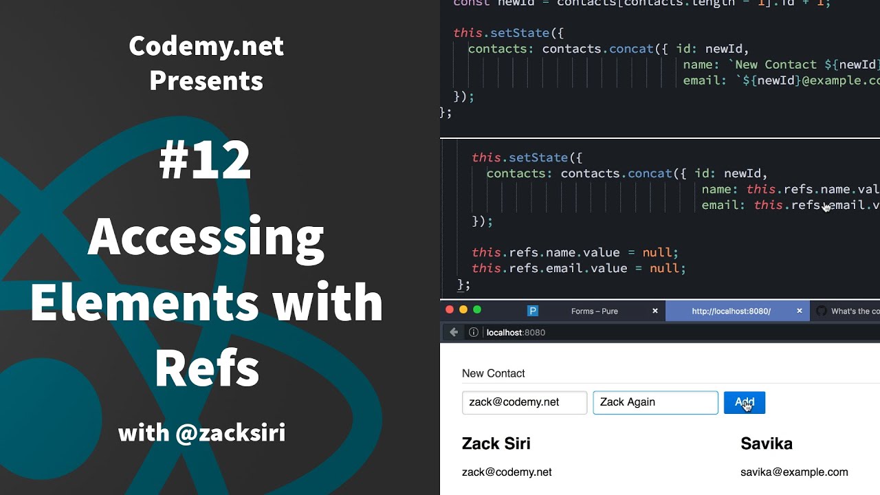 React: Accessing Elements with Refs - [012]