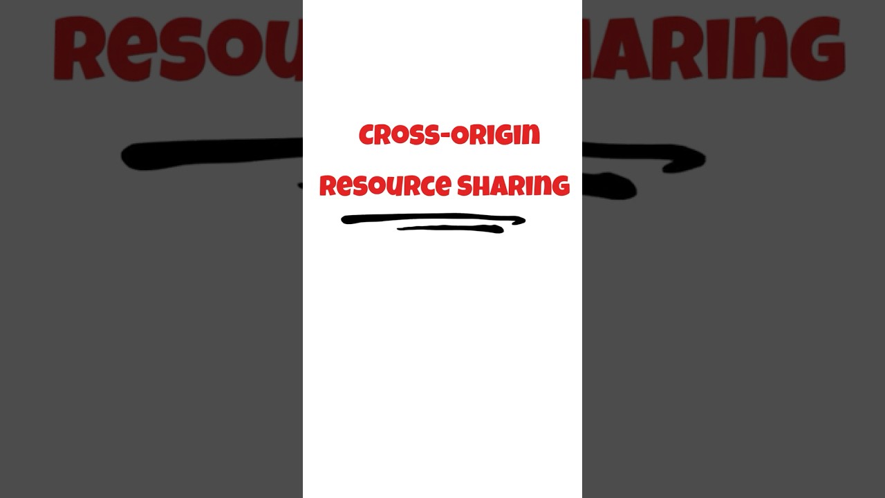 CORS Explained: Fix Cross-Origin Errors with HTTP Headers #shorts