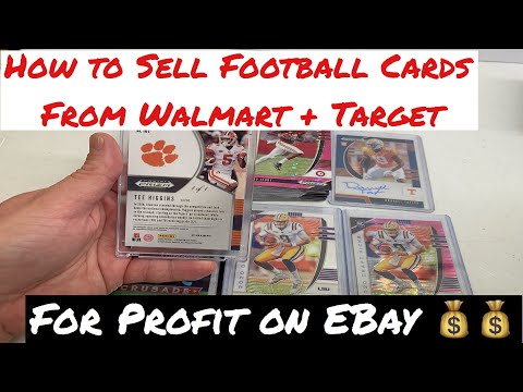 How to Sell Football Cards from Walmart + EBay for Profit on EBay