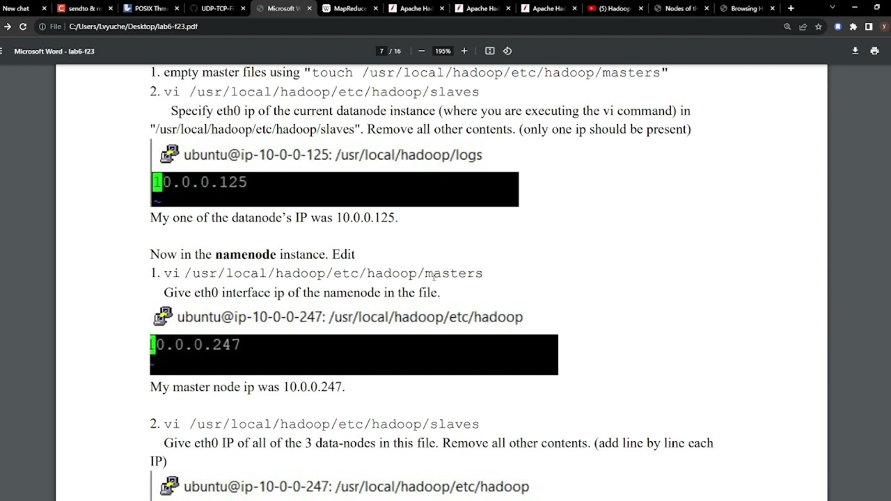Hadoop Tutorial Lab Demo