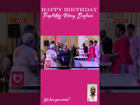All WOF present their Gift to Prophetess Mary Bushiri #shepherdbushiri