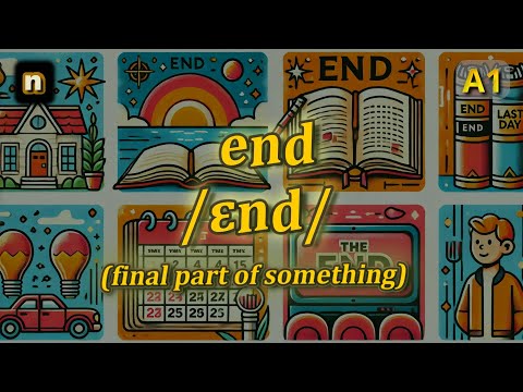 [n] End meaning (final part of something) with 5 examples