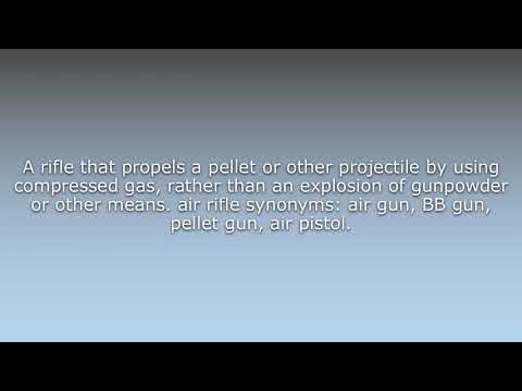 What does Air rifle mean?
