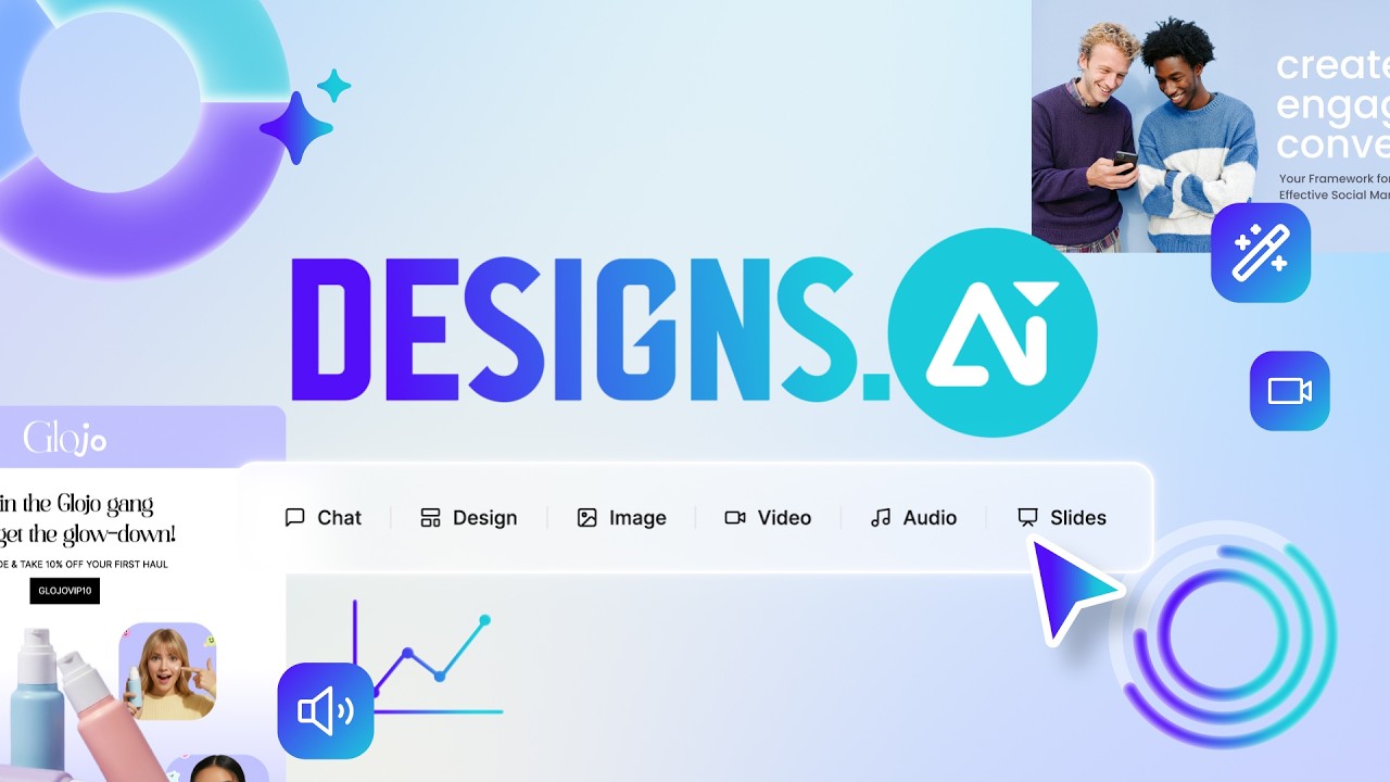 Introducing the NEW Designs.ai - The New Standard of Productivity