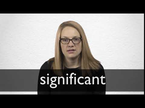 How to pronounce SIGNIFICANT in British English