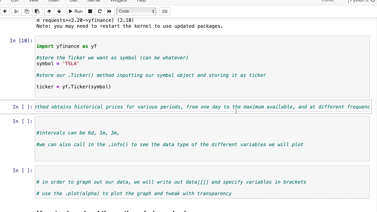 Scraping Stock Data with Python