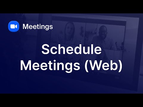Schedule a Meeting from the Web or Desktop