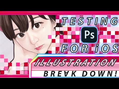 Adobe photoshop for iOS first impressions on iPad pro | illustration breakdown | kubo china dress