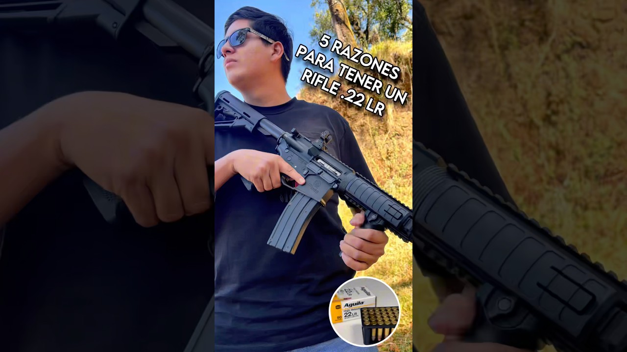 5 RAZONES para tener un RIFLE .22 LR 😎💥 ¿tu ya cuentas con alguno en tu colección? ✅