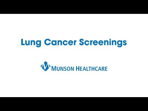 Lung Cancer Screenings at Munson Healthcare