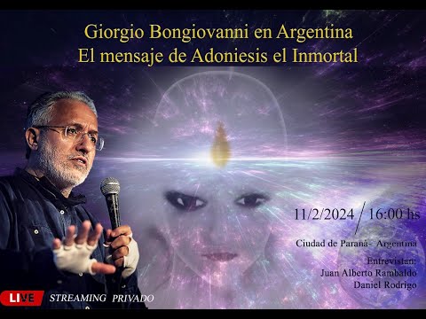 CONFERENCIAS GIORGIO BONGIOVANNI :: Humanidad ¿Adónde vas?