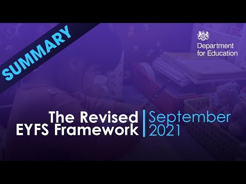 The Revised EYFS Framework (September 2021)