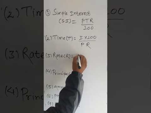 Simple Interest All Formula