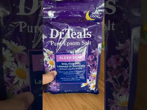 Dr Teal's Pure Epsom Salt Soak, Sleep Blend with Melatonin | Product Review