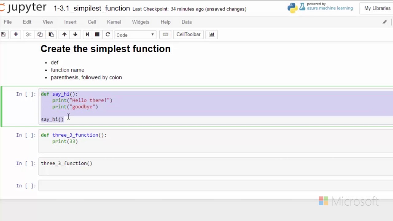 27 Python Beginner Strings and Functions - Create a Simple Function