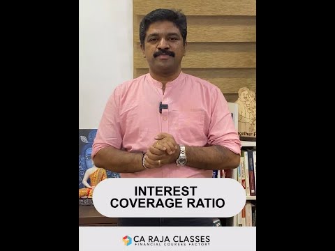 What is Interest Coverage Ratio? | Financial Management | CA Raja Classes | #Shorts