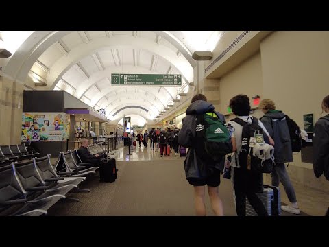 [4K] JOHN WAYNE AIRPORT, ORANGE COUNTY, CALIFORNIA, USA (Walking Tour)