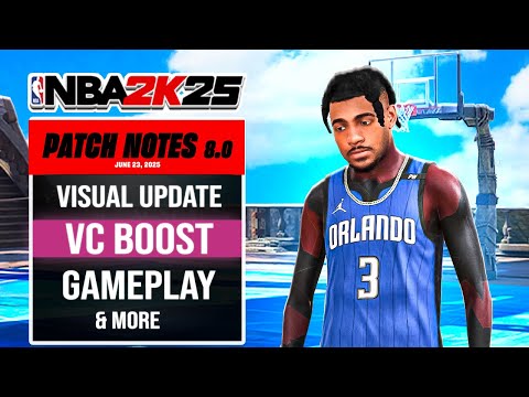 VC BOOST in PATCH 8!? 2K Just Updated EVERYTHING🔥 NBA 2K25 PATCH 8 Notes!