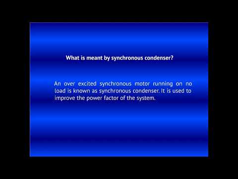 What is Synchronous Condenser || Synchronous Condenser || Electrical Engineering