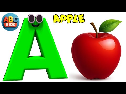 Phonics Song with TWO Words - A For Apple - ABC Alphabet Songs with Sounds for Children