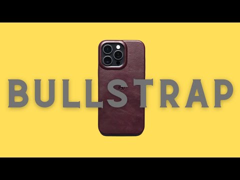 LUXURY LEATHER! - Bullstrap Leather Case for iPhone 15 Pro Max!