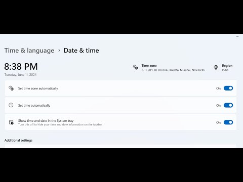 Fix Windows 11 Showing Wrong/Incorrect Time Zone
