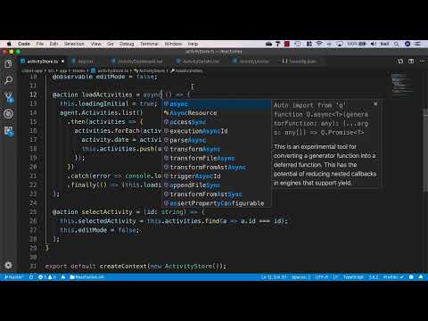 MobX Legacy Using Async Await in our methods