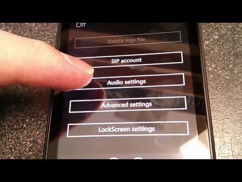 Linphone VoIP SIP Client for WindowsPhone 8