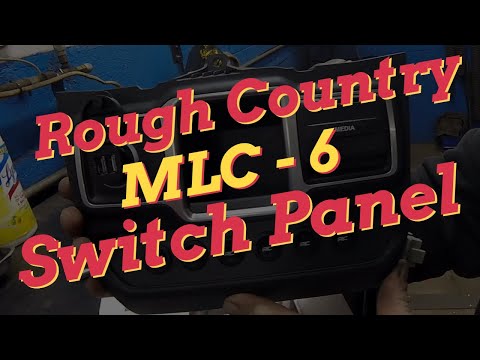 JL Wrangler MLC6 Switch Panel from Rough Country