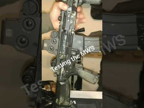 Tokyo Marui MWS bolt catch testing GBBR Airsoft #Shorts #TM #MWS