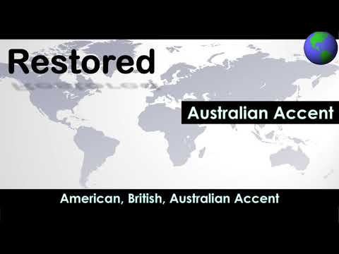 Restored - How to Pronounce Restored in Australian Accent, British Accent, American Accent