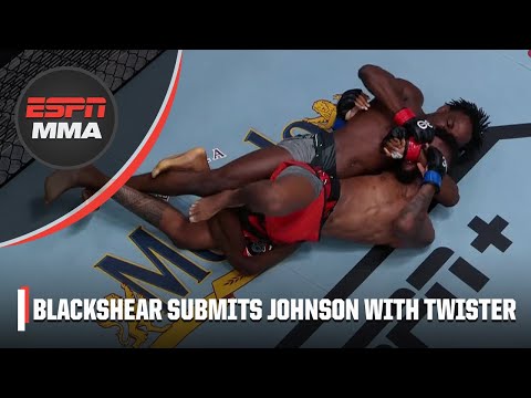 Da’Mon Blackshear submits Jose Johnson with 3rd twister in UFC history at #UFCVegas78 | ESPN MMA