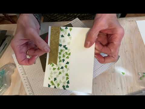 Trevis’ December 15, 2023 Stampin’ Up! Packing Tape Technique
