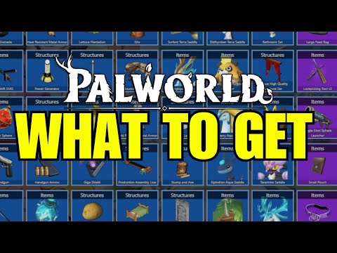 PALWORLD Technology Tree WHAT TO GET!