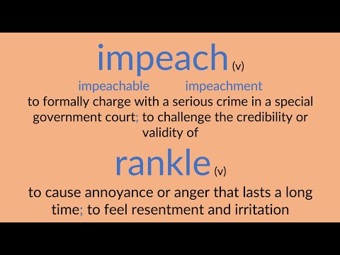 impeach & rankle