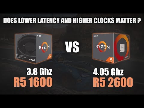Ryzen 5 1600 vs Ryzen 5 2600 | Less Latency & Higher Clocks | 720p, 1080p & 1440p Gaming Benchmarks