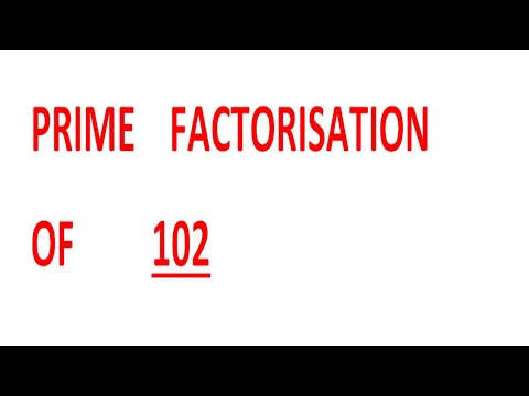 PRIME FACTORISATION OF 102