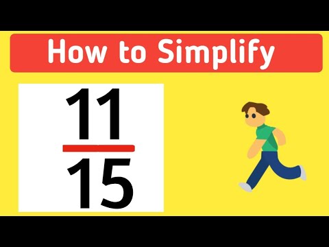 How to Simplify the Fraction 11/15 || 11/15 Simplified